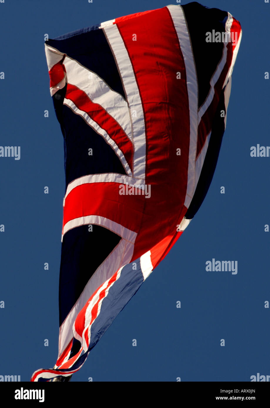 Unfurled union jack hi-res stock photography and images - Alamy