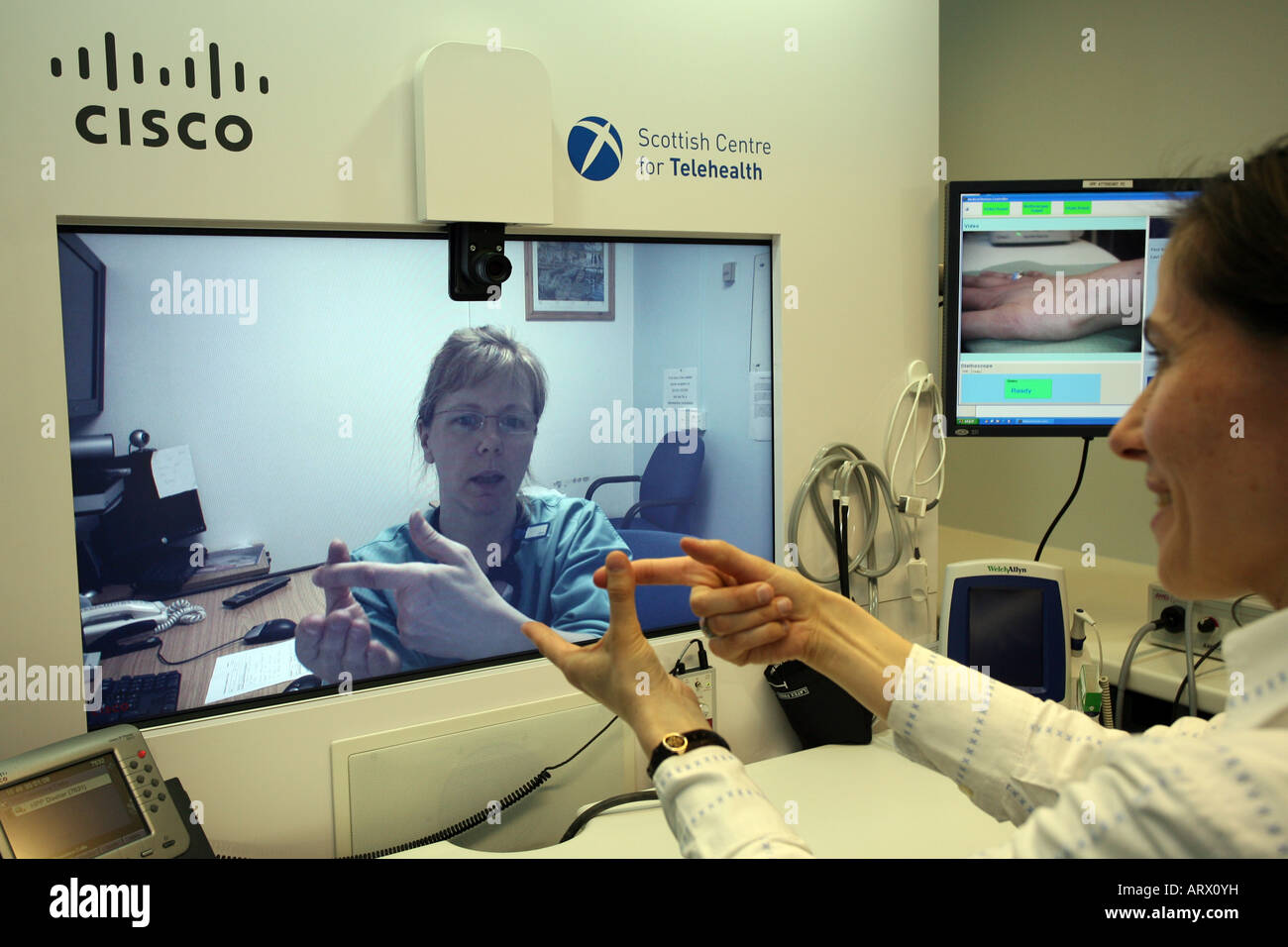 Cisco telecare booth launched at the Scottish Centre for Telehealth at ...