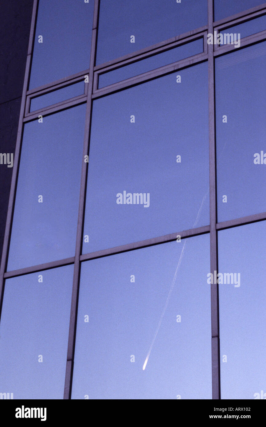 Window with reflection Stock Photo - Alamy