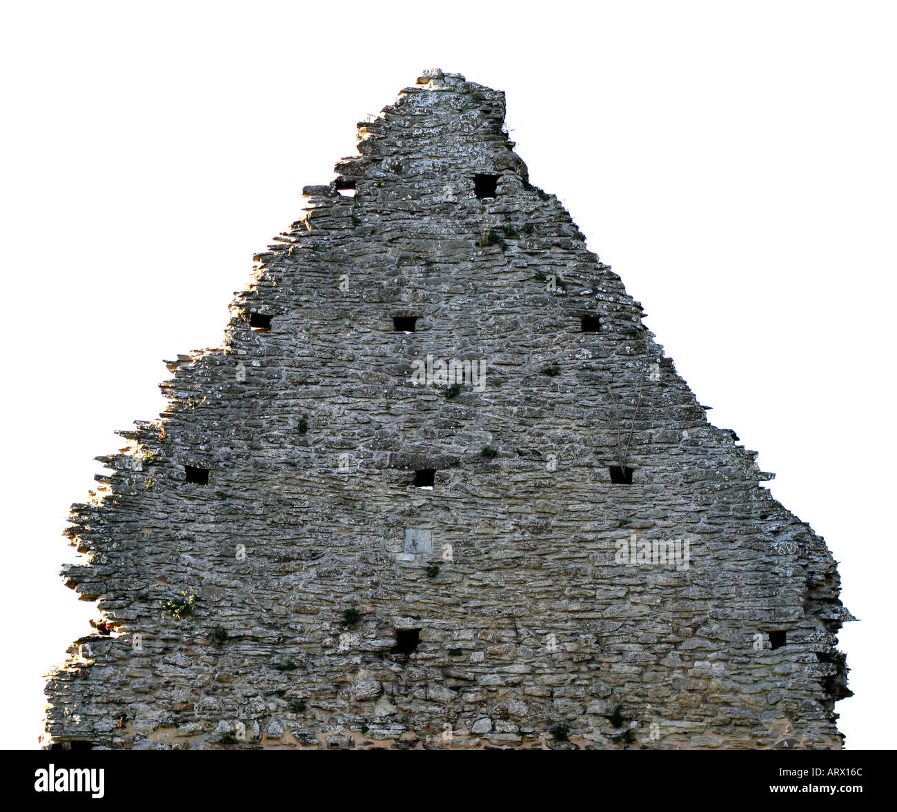 Medeival barn end gable Stock Photo - Alamy