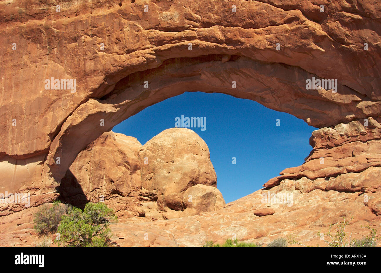 The North Window in the Windows Section in Arches National Park near ...