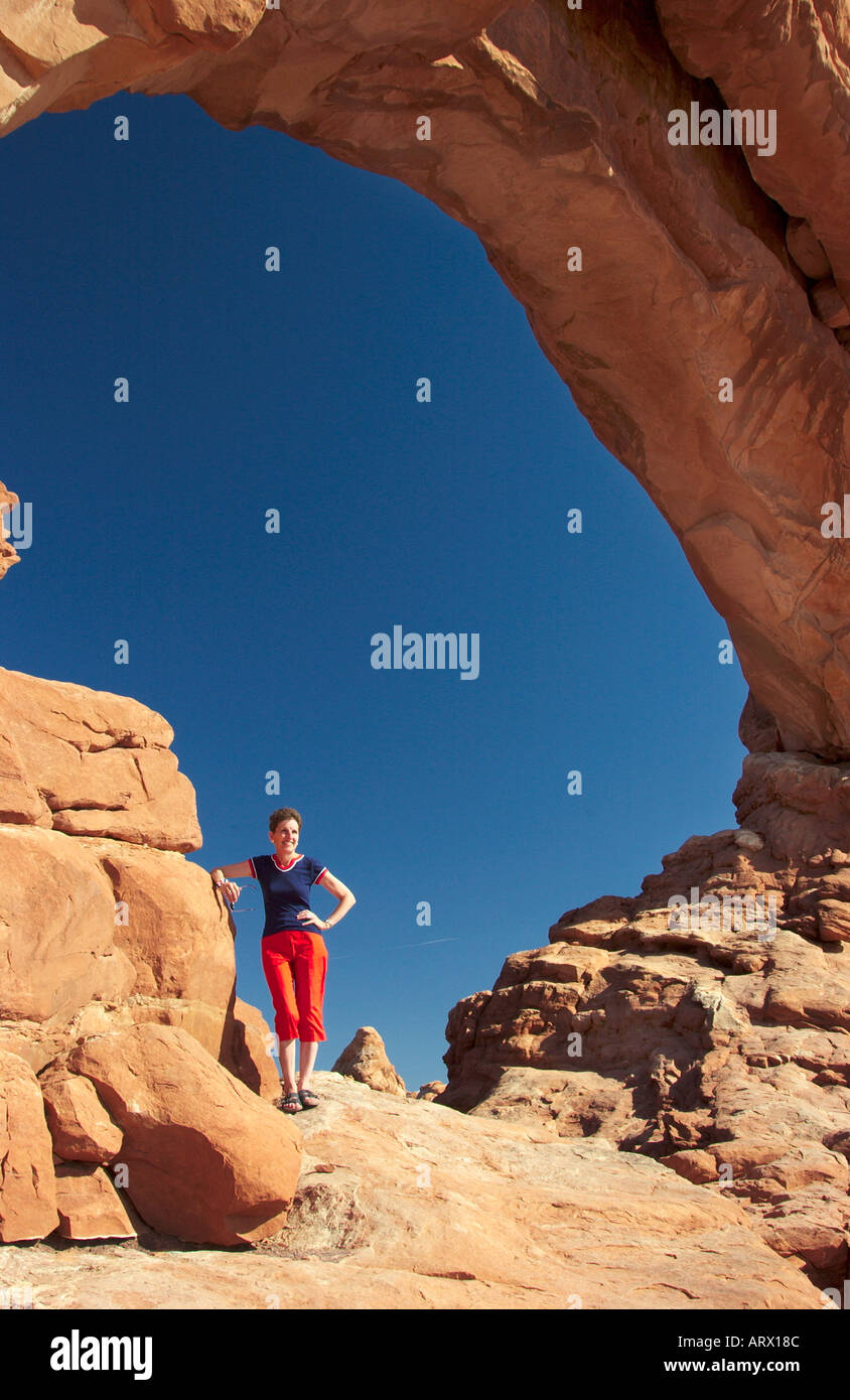 The North Window in the Windows Section in Arches National Park near ...