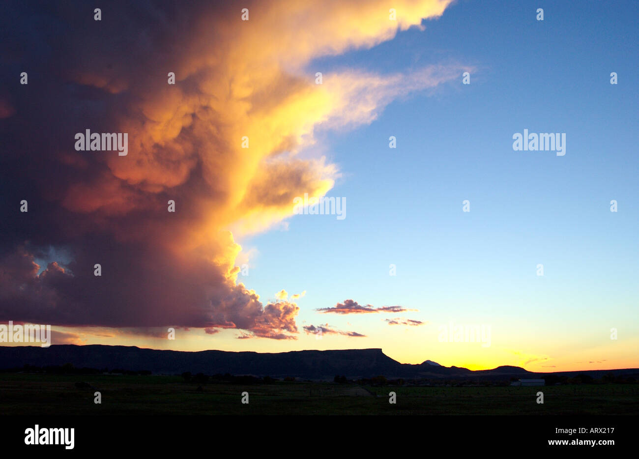 Dramatic cloud formation near Cortez Colorado USA USA Stock Photo - Alamy