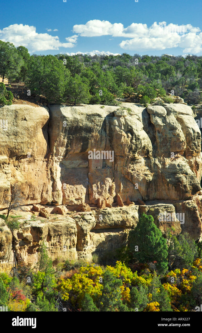 Mummy House ruins in Mesa Verde National Park Colorado USA Stock Photo ...