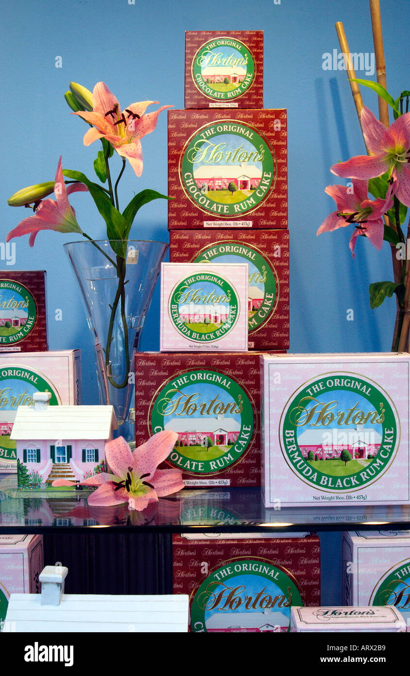 Bermuda black rum cake hi-res stock photography and images - Alamy