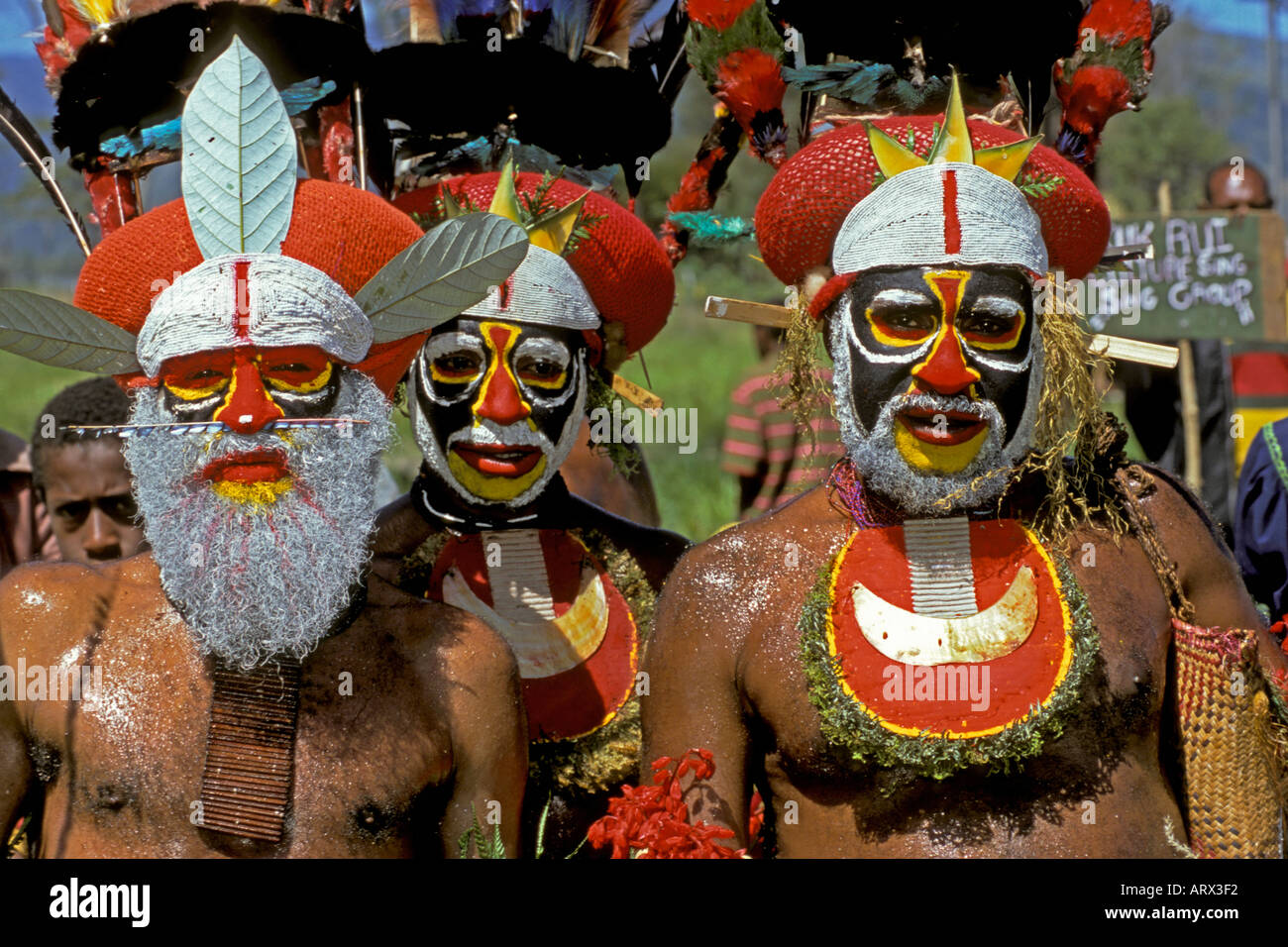 Papua New Guinea, Western Highlands Province, Mt. Hagen Cultural Show ...