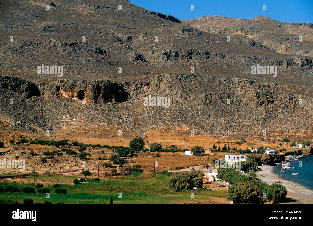 greece crete the minoan ruins of kato zakros Stock Photo - Alamy