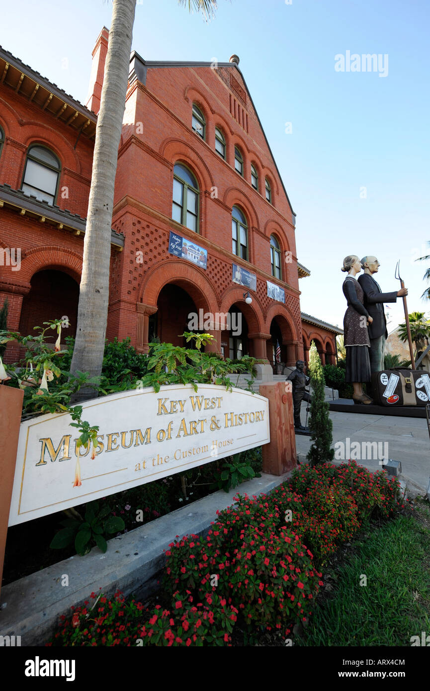 Key West Florida Museum of Art and History Stock Photo - Alamy