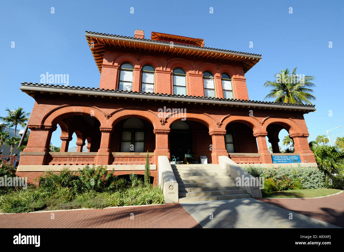 Key West Florida Museum of Art and History Stock Photo - Alamy