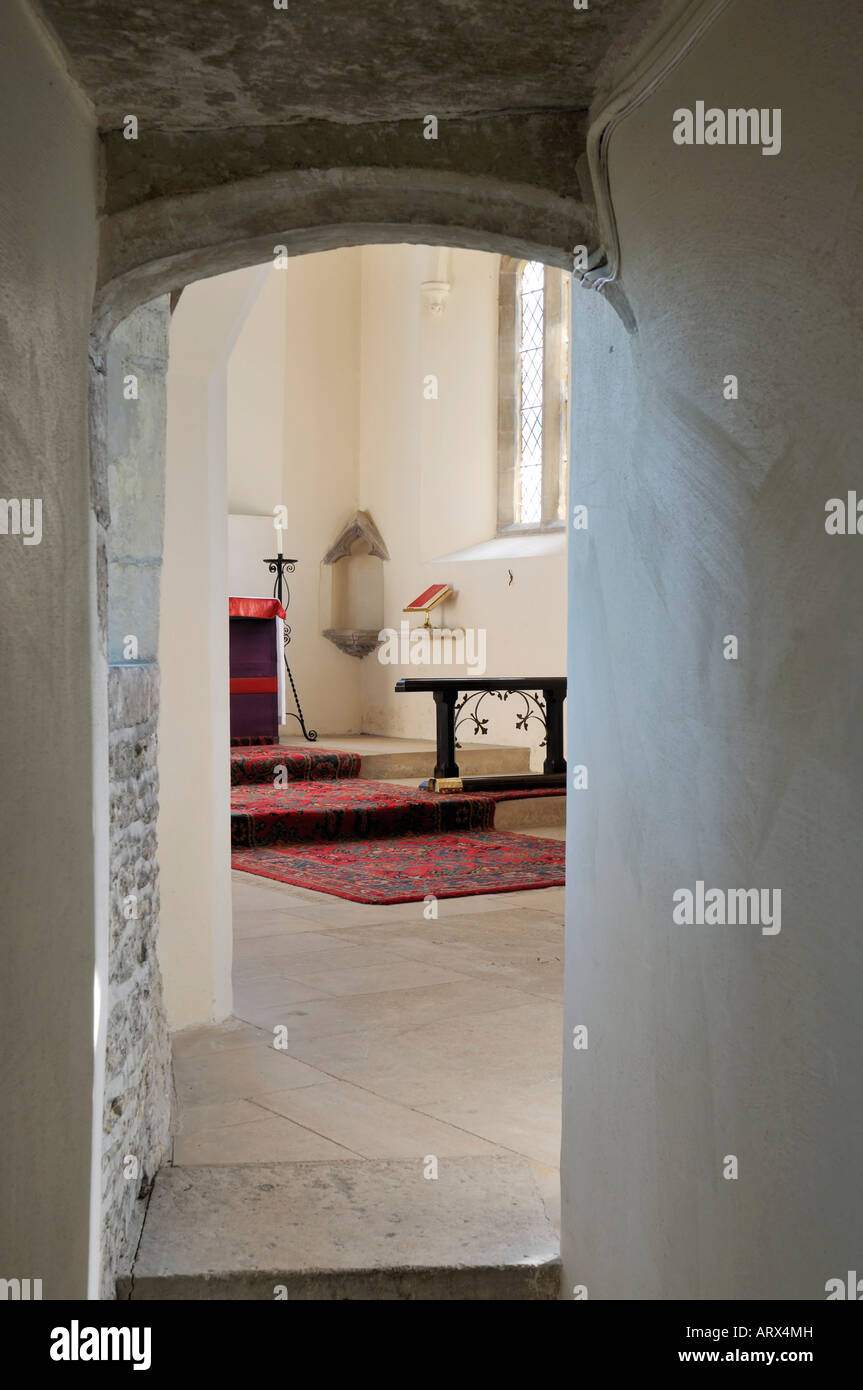 Interior st marys church beverstone hi-res stock photography and images ...