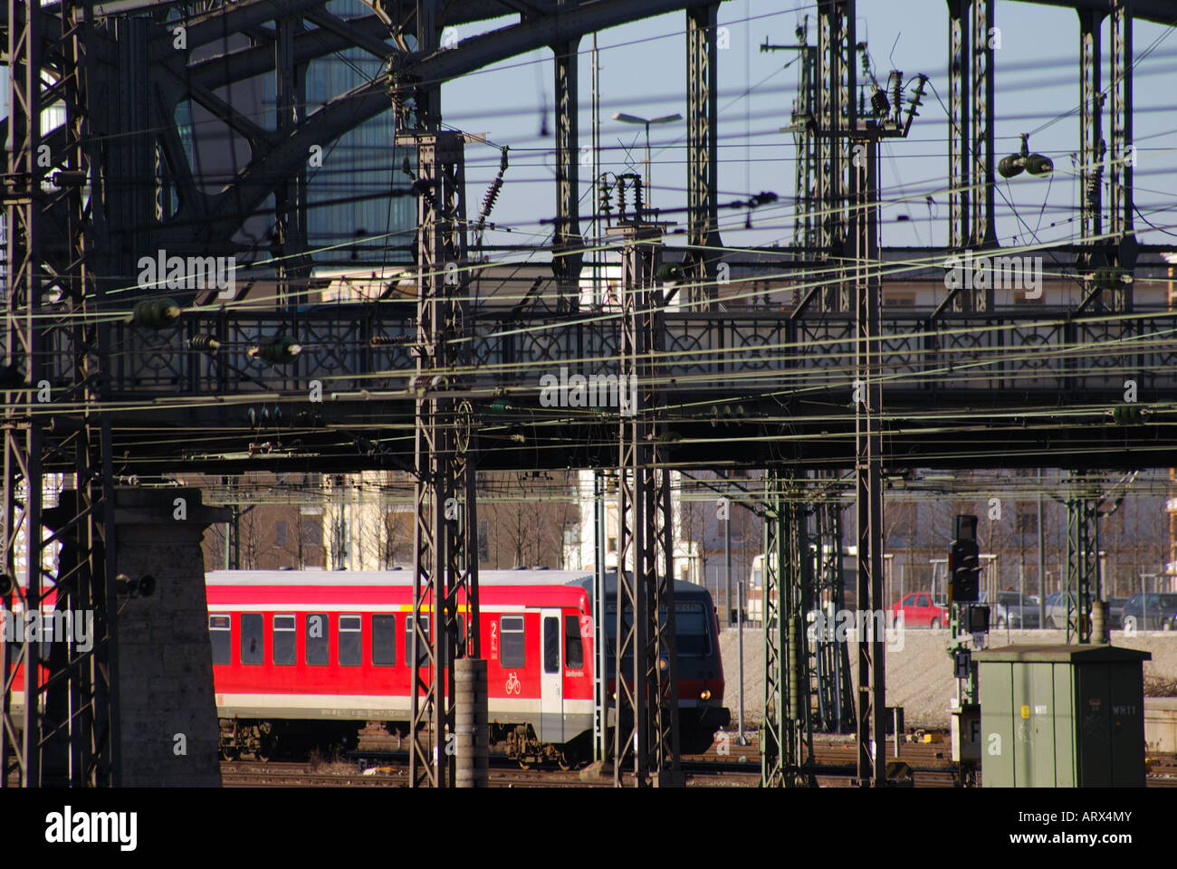 Hackerbruecke, Hackerbrücke, munich, bavaria, germany, railway, bridge ...