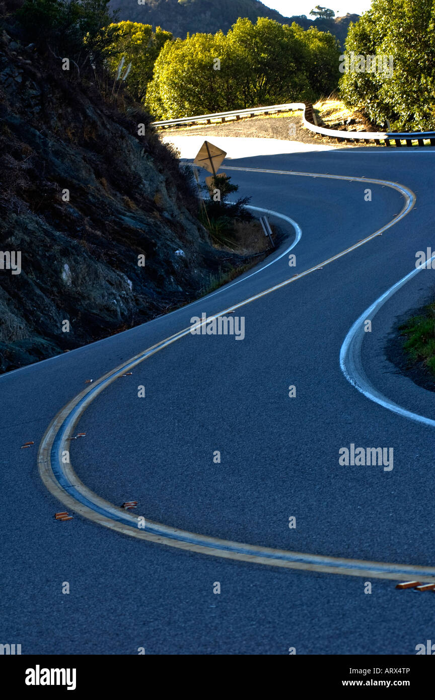 S Curve Road Stock Photo - Alamy
