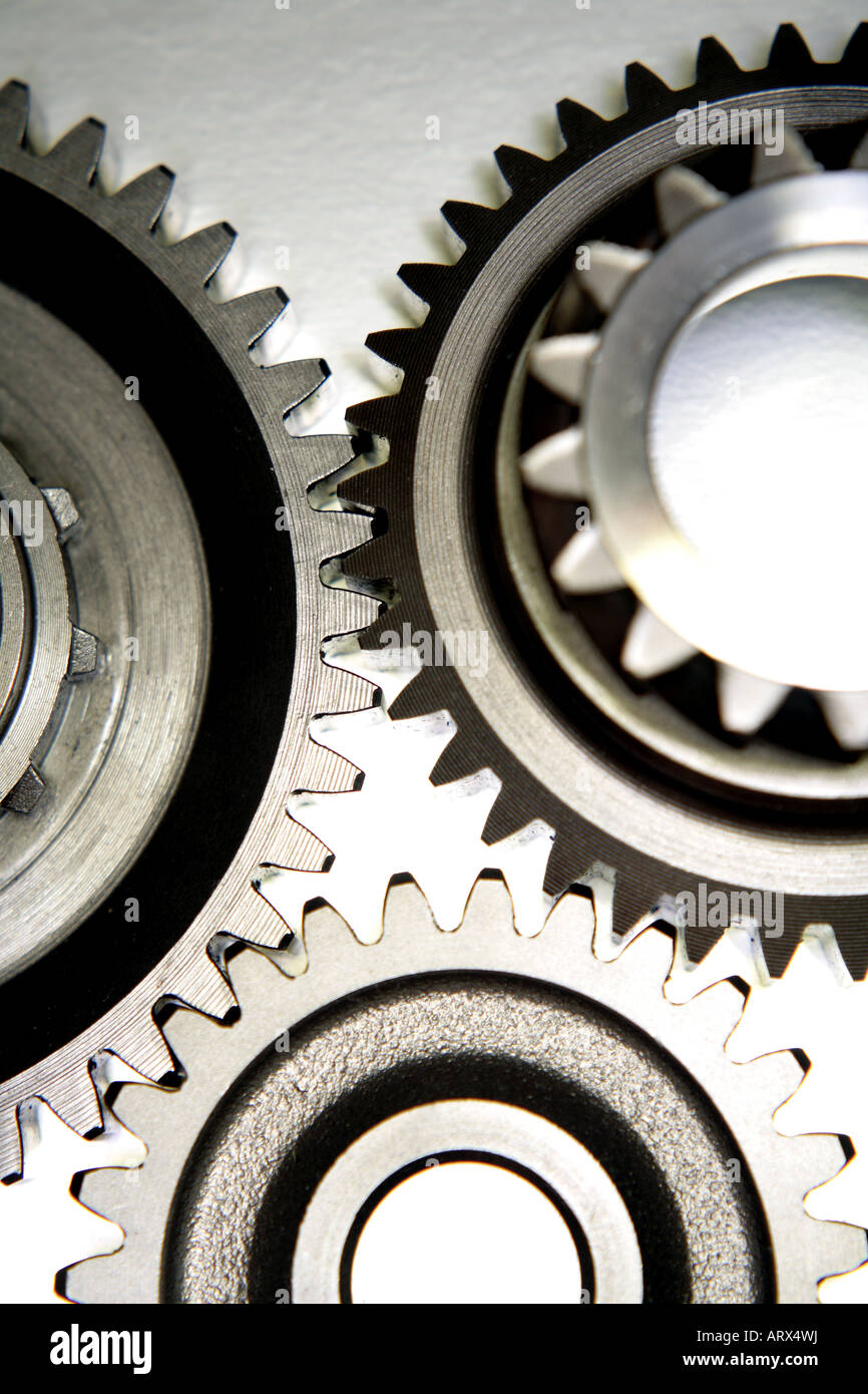 Meshing cogs gears gearing hi-res stock photography and images - Alamy