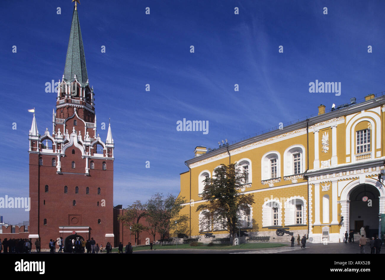 The Kremlin Trinity Tower Moscow Russia Stock Photo - Alamy