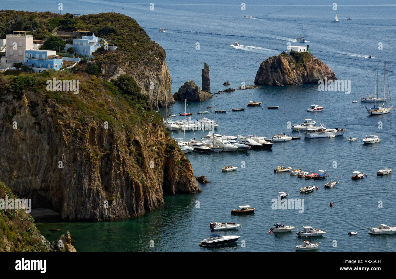 Ponza isole pontine Lazio Italy pontine island, mediterranean sea ...