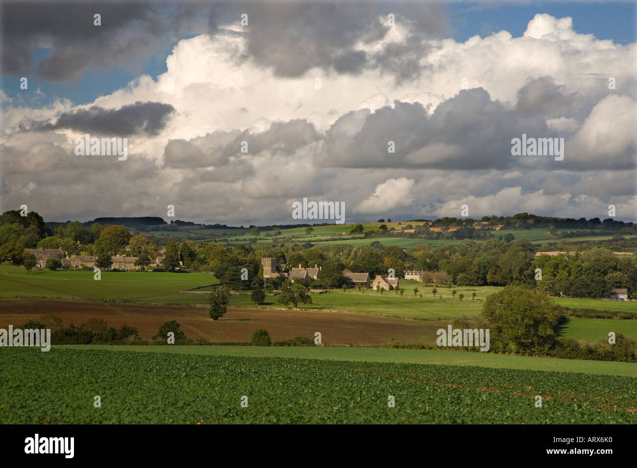 Guiting Power Village Cotswolds UK Stock Photo - Alamy