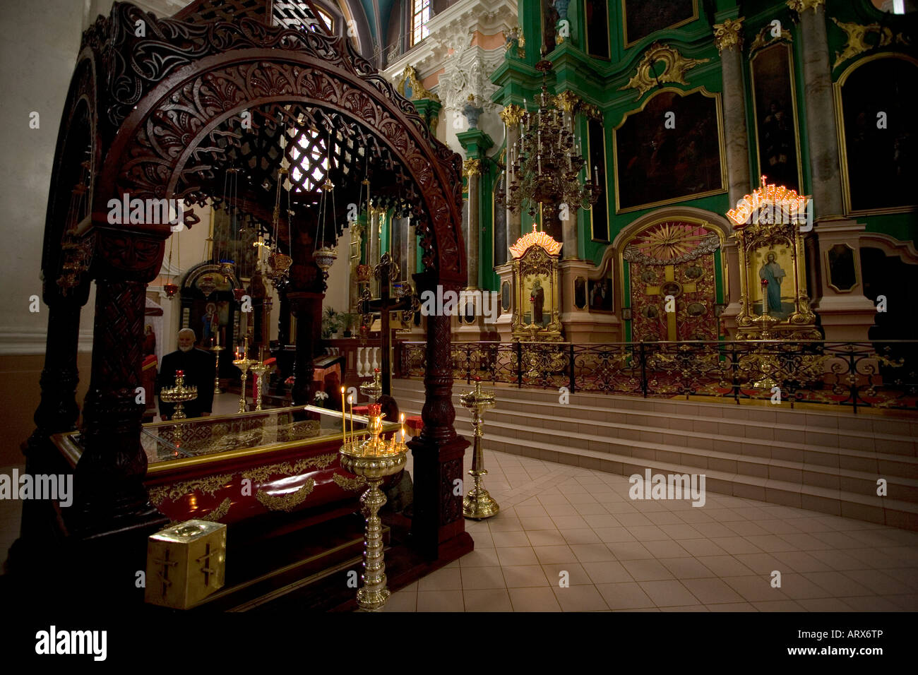 Orthodox Church of the Holy Spirit in Vilnius Lithuania. Contains the ...
