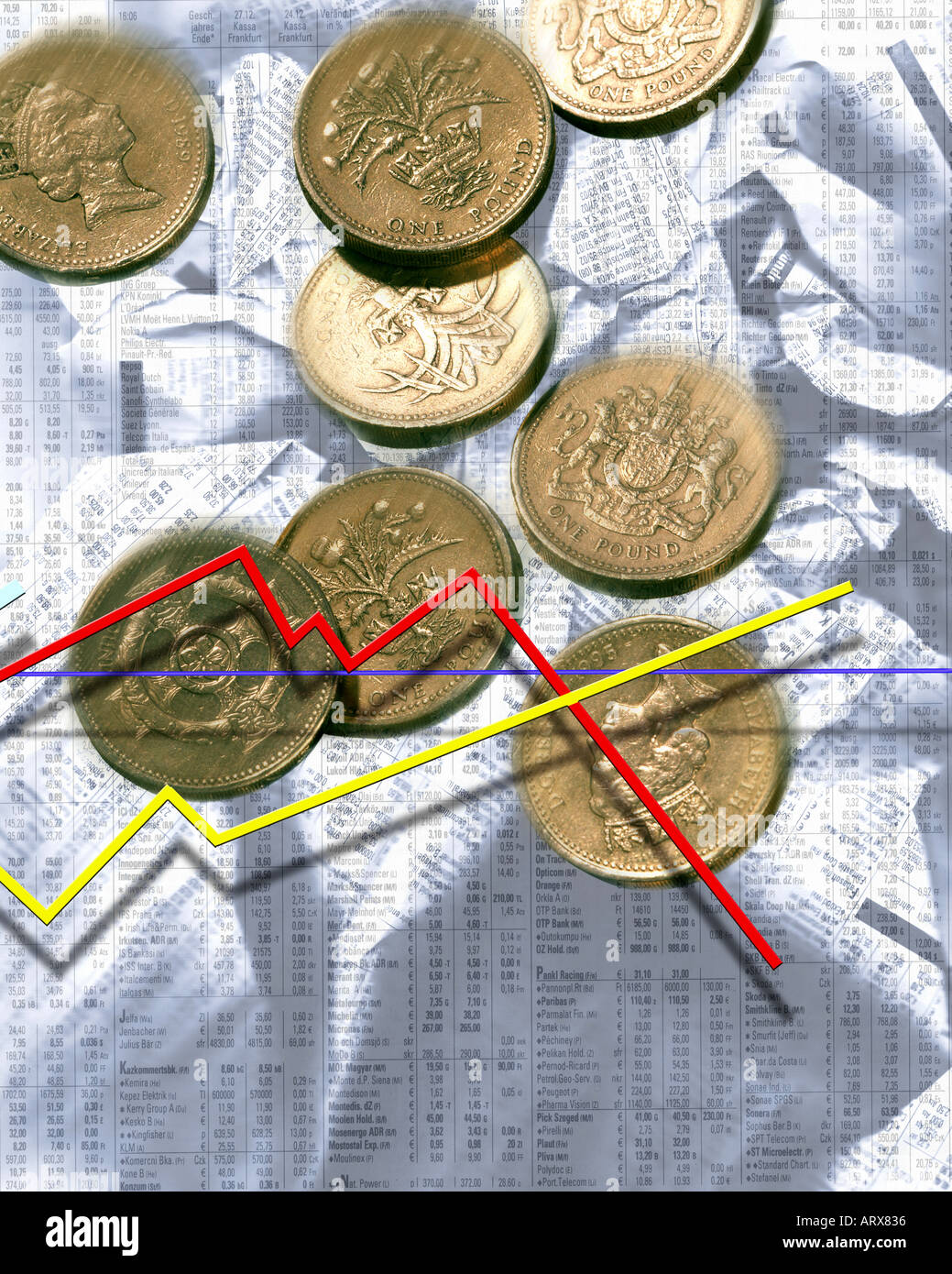 Changing market concept losing hi-res stock photography and images - Alamy