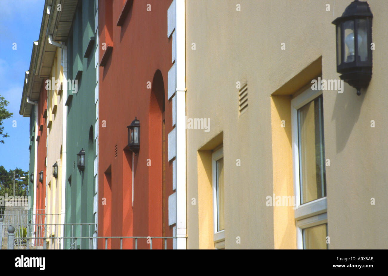 Coloured Houses And Buildings Ireland High Resolution Stock Photography ...