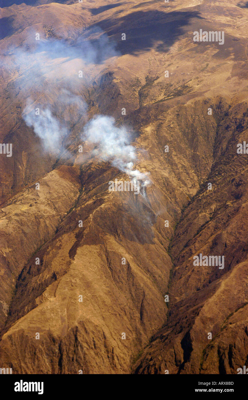 Peru Aerial photo of the peruvian mountains Stock Photo - Alamy