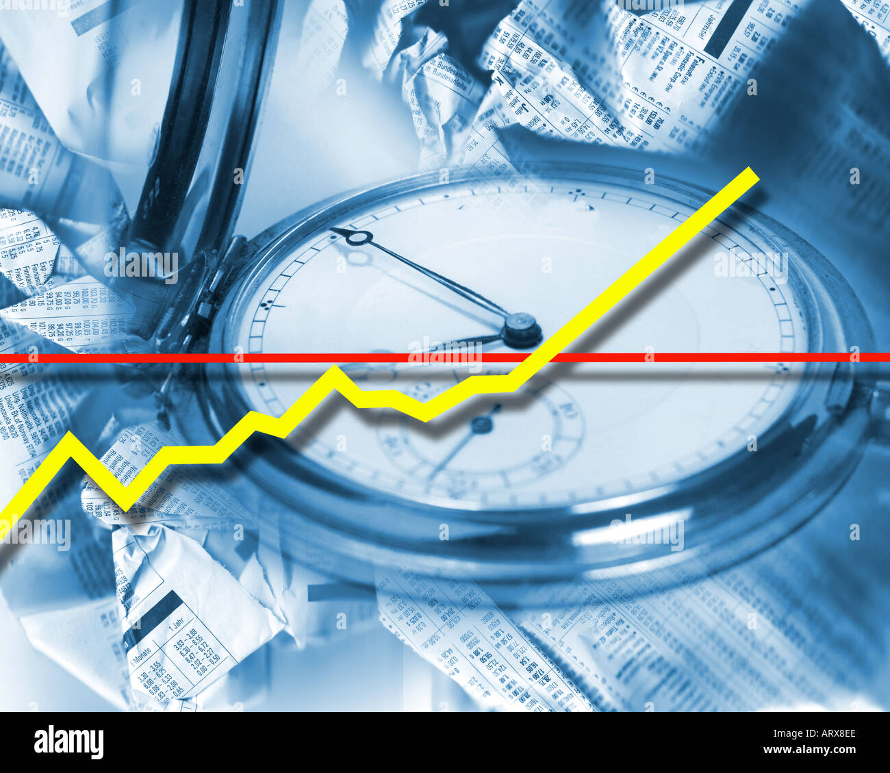 FINANCIAL CONCEPT: Value of shares Stock Photo - Alamy