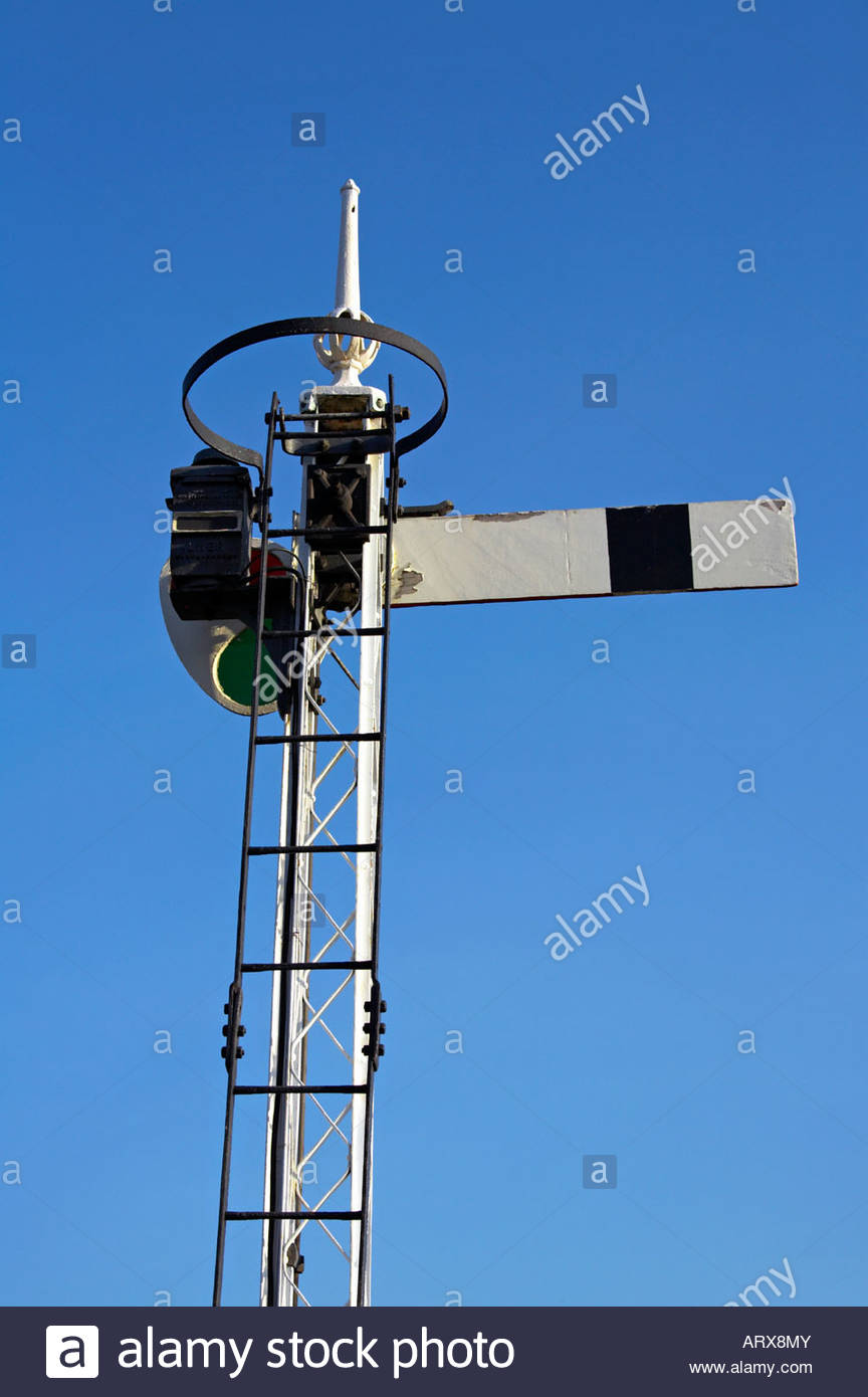 Old fashioned signalling hi-res stock photography and images - Alamy