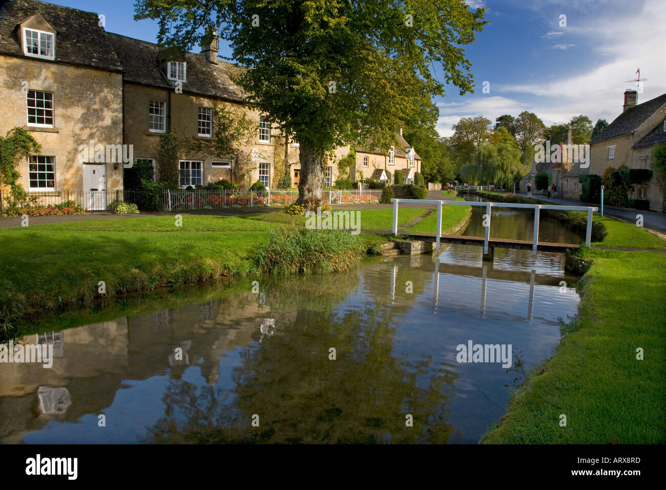 Lower Slaughter Village in the Cotswolds Gloucestershire UK Summer ...
