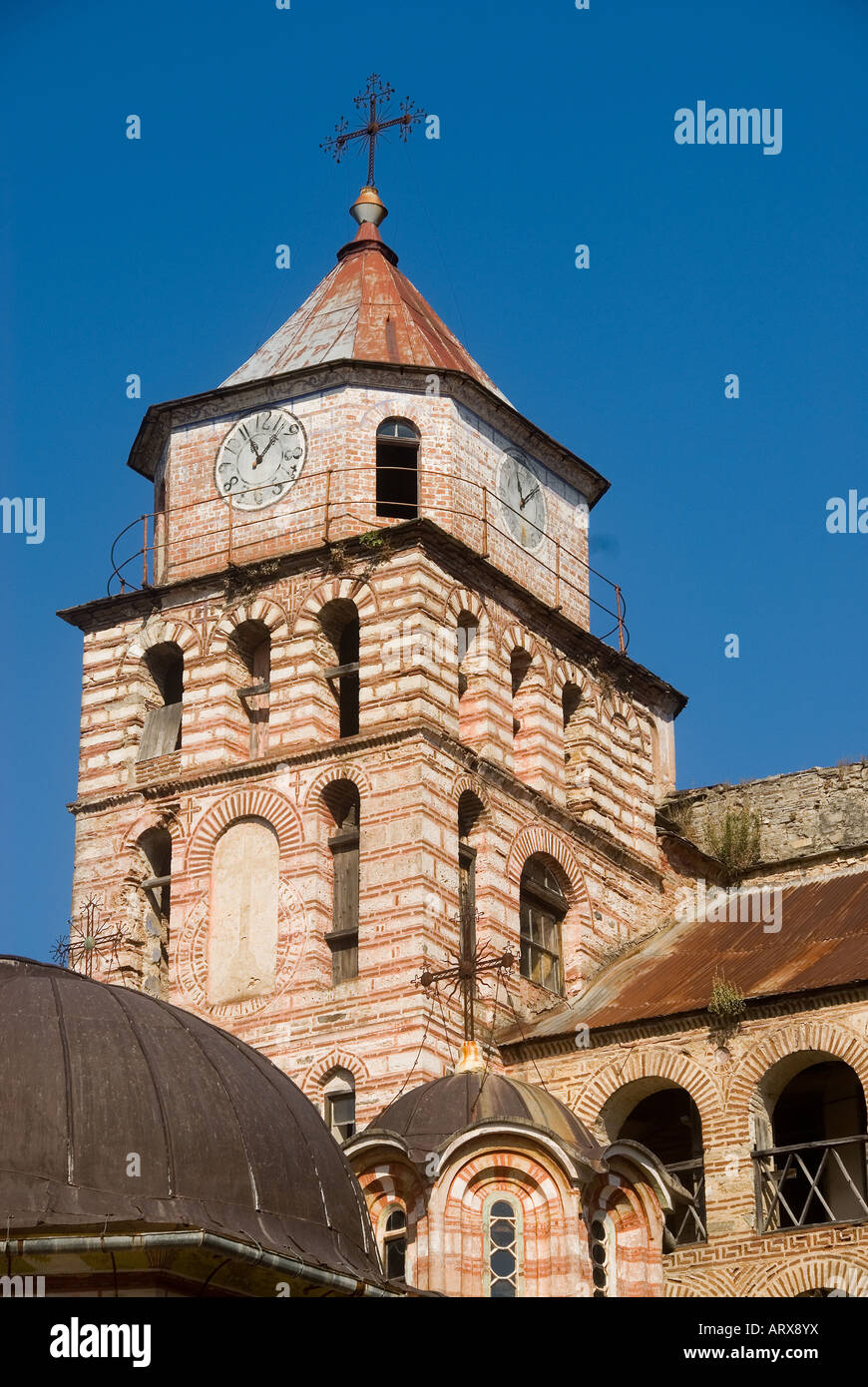 The Bell Tower, Zographou monastery, Mount Athos, Halkidiki Greece ...