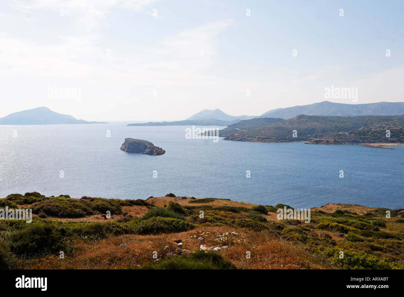 Poseidon Temple, Kap Sounion, Greece Stock Photo - Alamy
