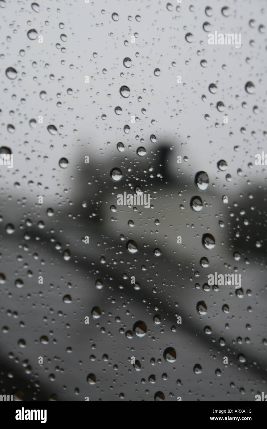 rain drops on window Stock Photo - Alamy