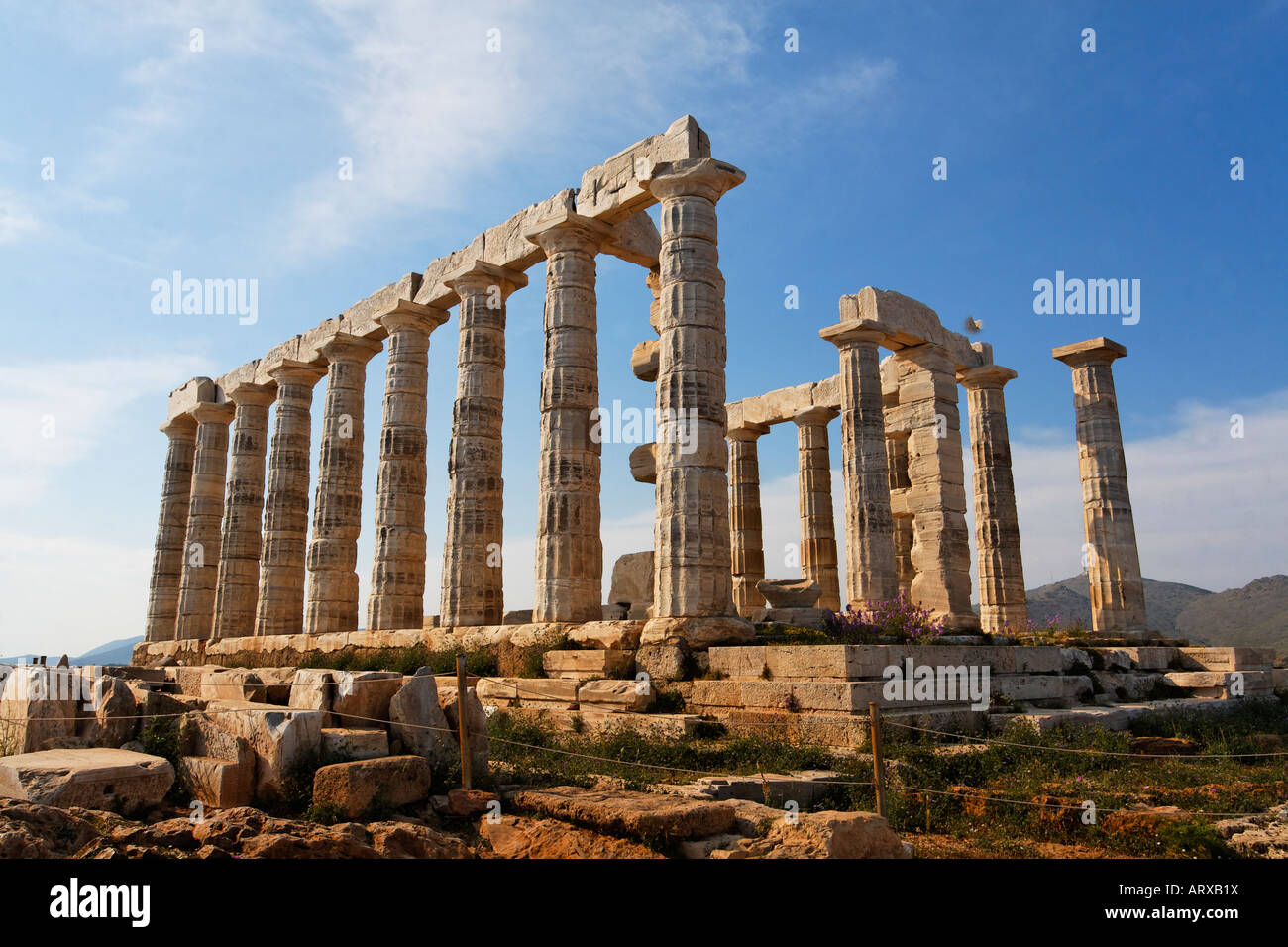 Poseidon Temple, Kap Sounion, Greece Stock Photo - Alamy