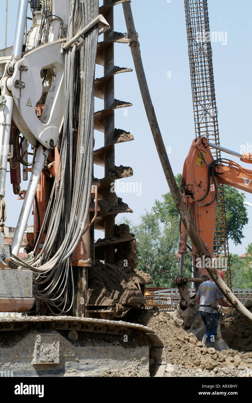 Piling With Rig Stock Photos & Piling With Rig Stock Images - Alamy