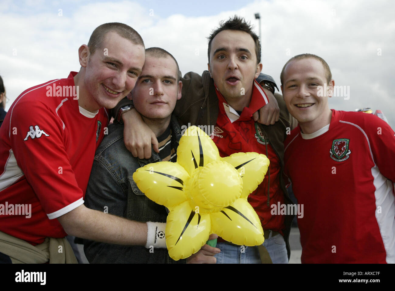 Welsh football crowd hi-res stock photography and images - Alamy