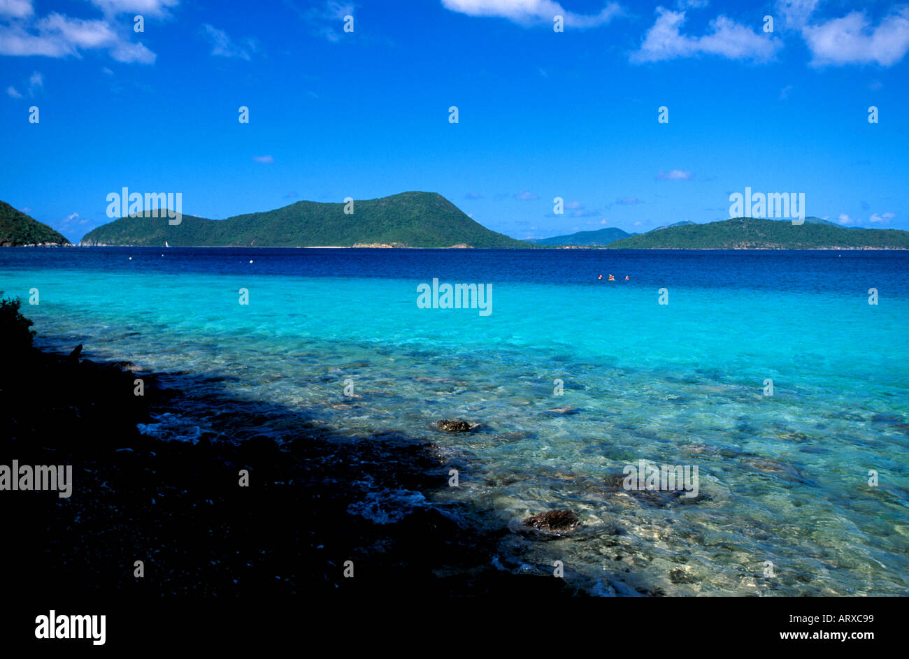 Colors of the Virgin Islands Stock Photo - Alamy