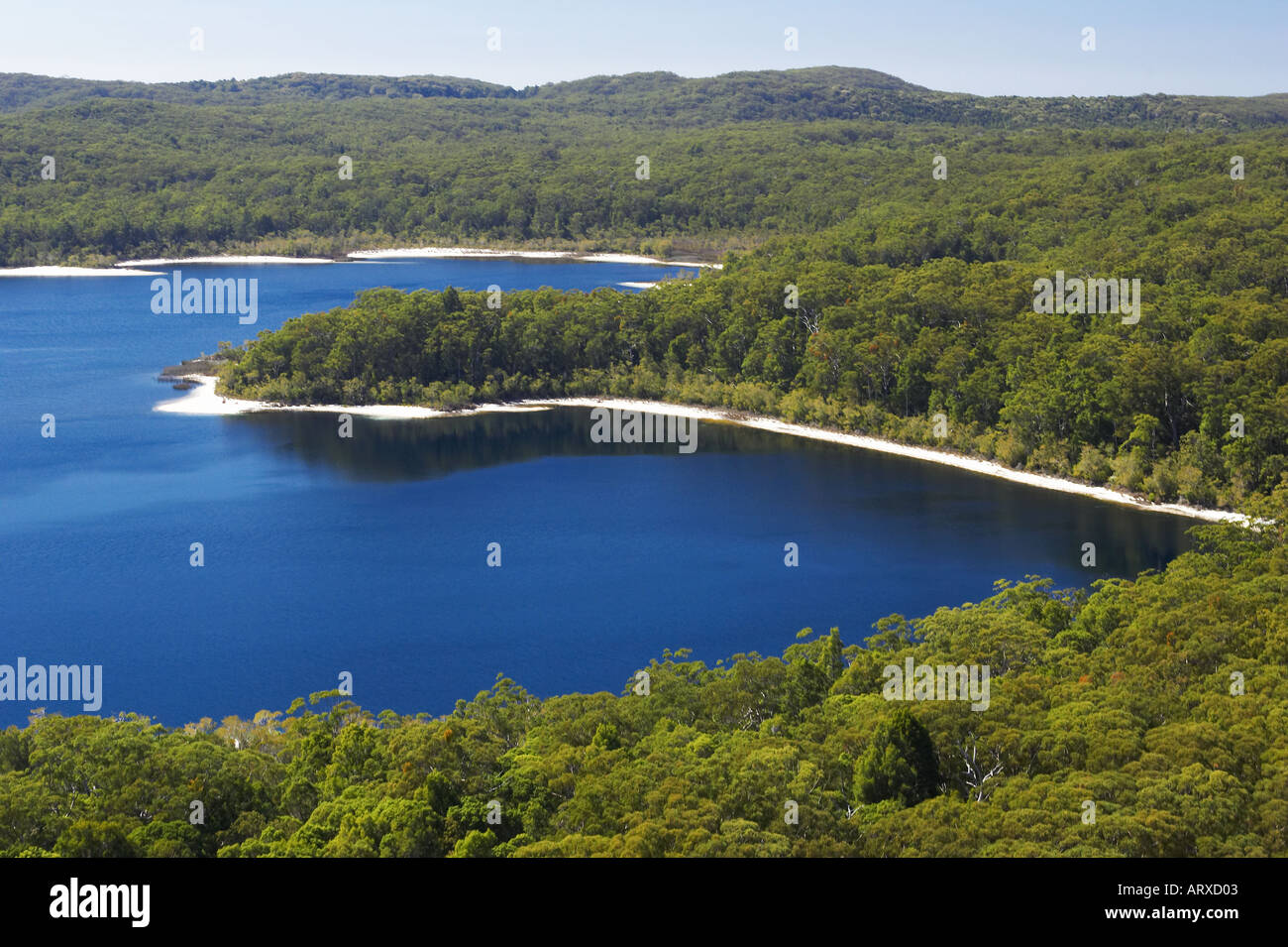 Lake mckenzie fraser island aerial hi-res stock photography and images ...