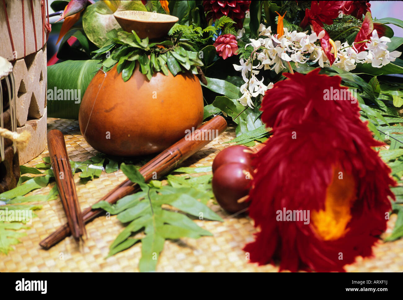 Hula implements hi-res stock photography and images - Alamy