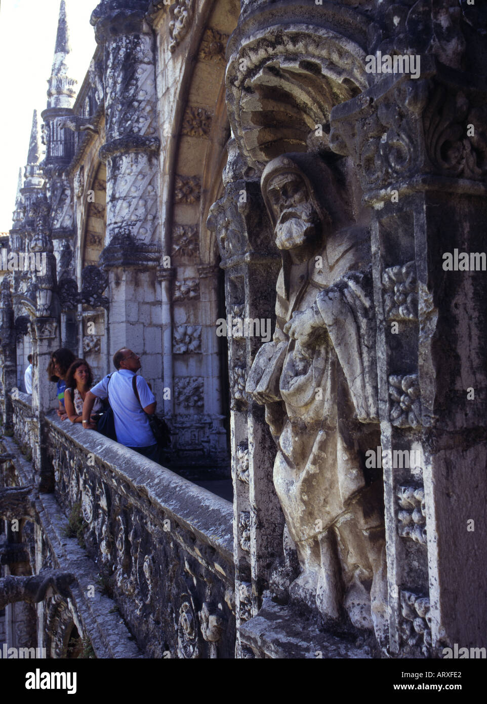 Portugal Greater Lisbon Belem Jeronimos monastery Statue of a priest ...