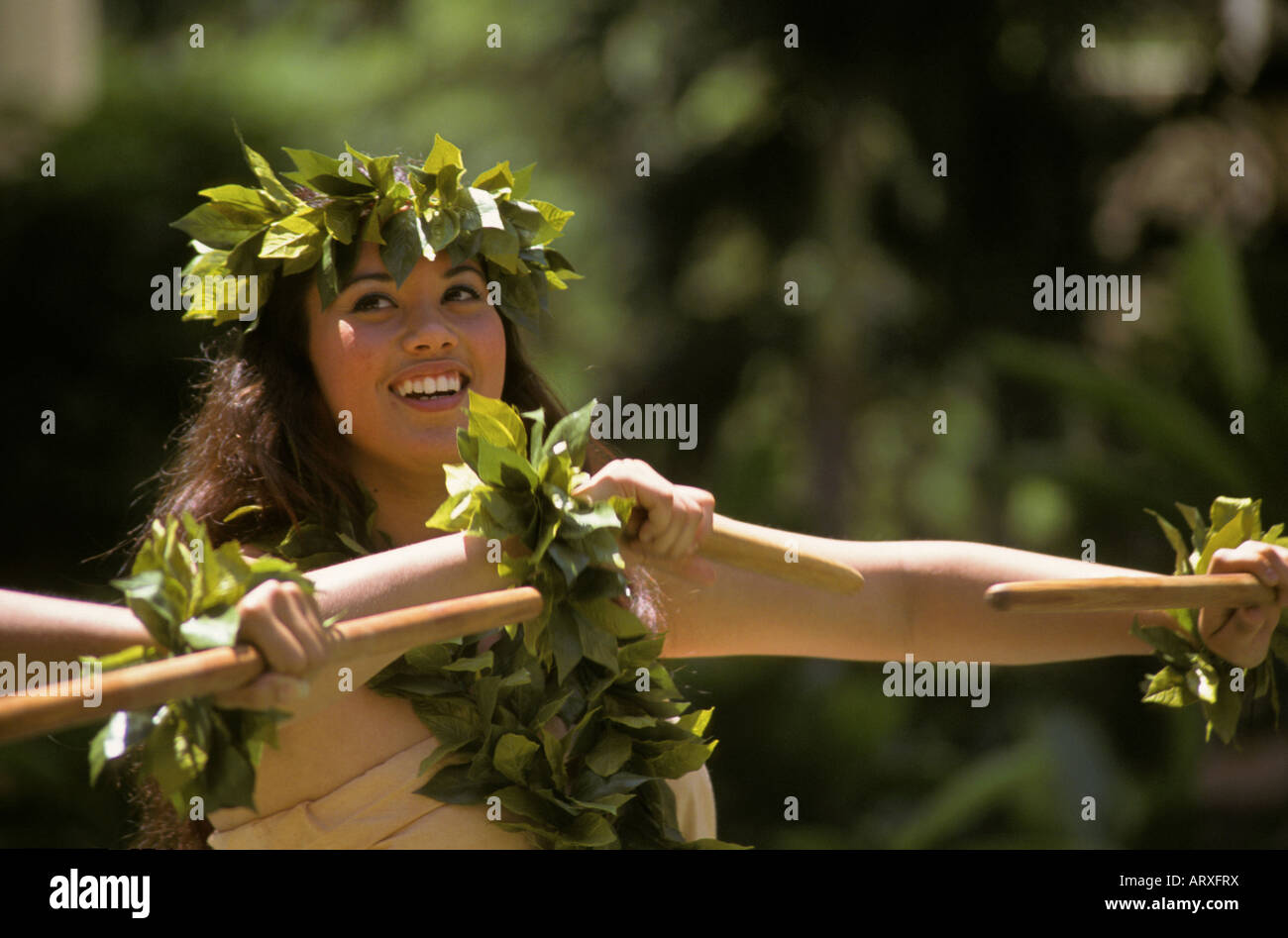 Hula implements hi-res stock photography and images - Alamy