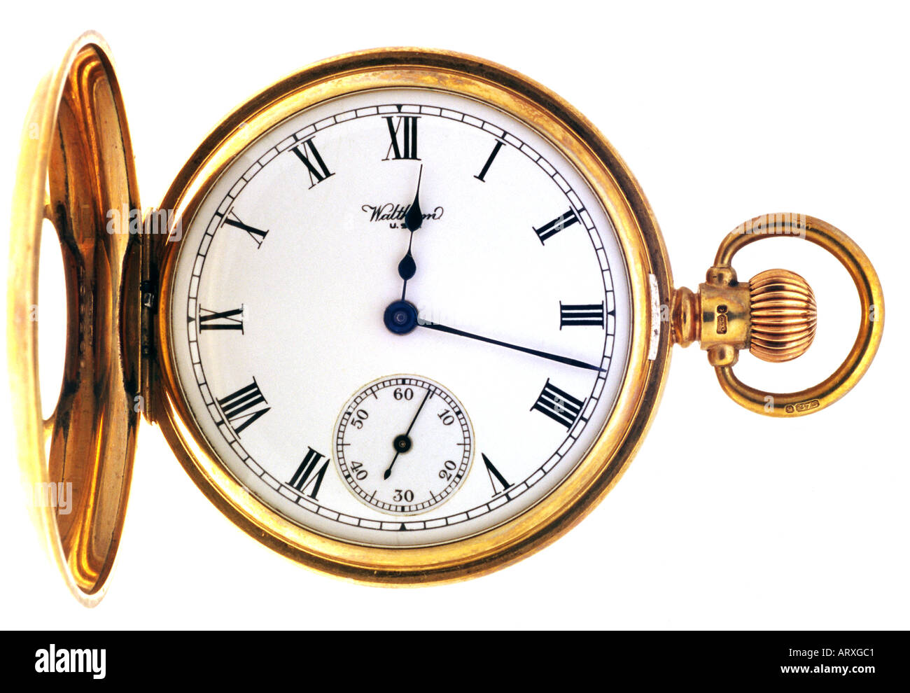 Gold pocket watch Stock Photo - Alamy