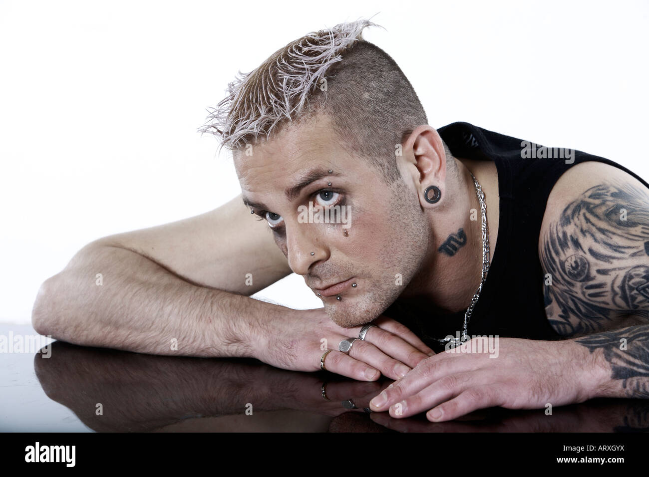 Man crying sad cut out hi-res stock photography and images - Alamy