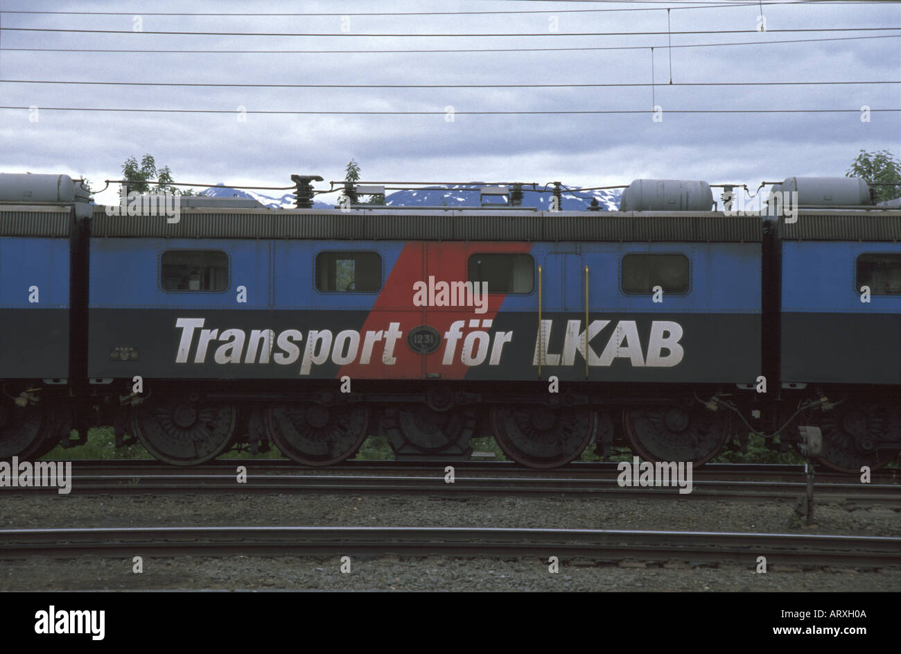 LKAB train Narvik Norway Stock Photo - Alamy