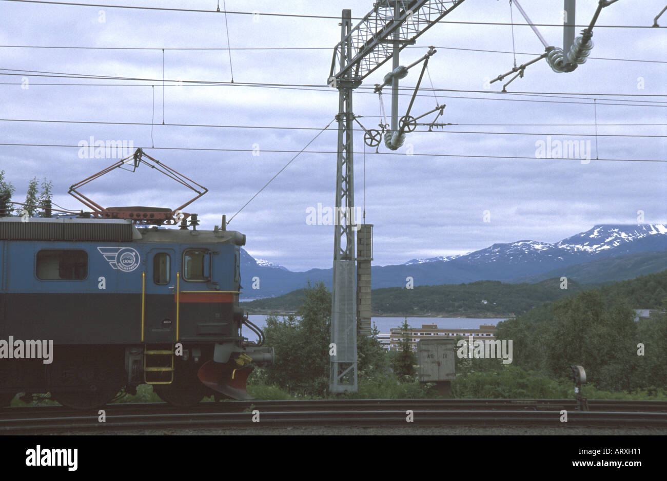 LKAB train Narvik Norway Stock Photo - Alamy