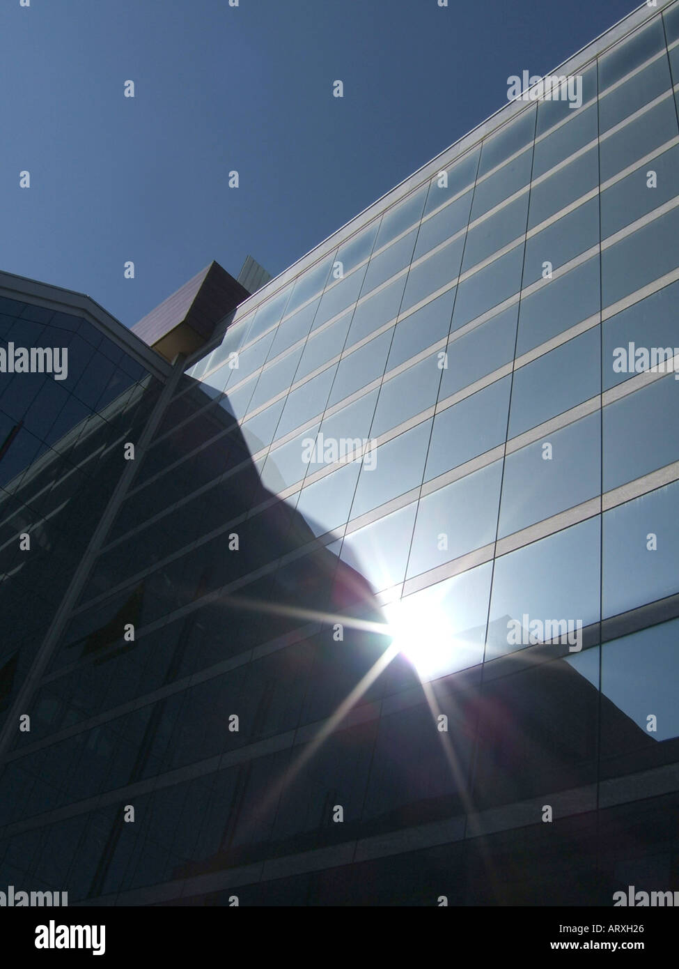 glass office block Stock Photo - Alamy