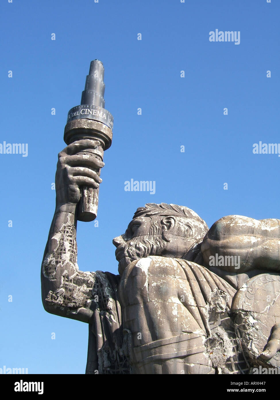 statue at cinecitta film studios in rome, italy Stock Photo - Alamy