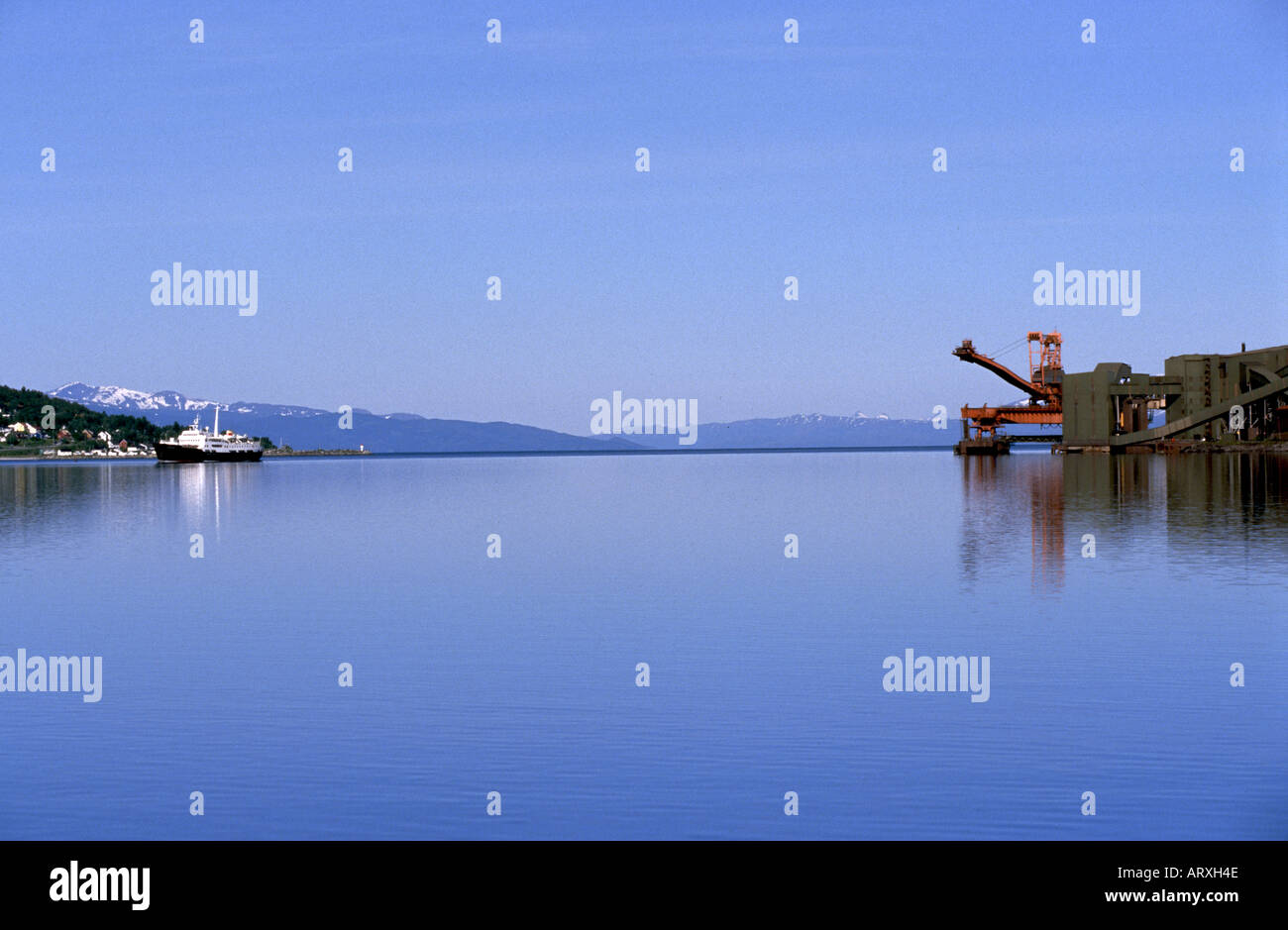 Iron ore transshipment facility narvik hi-res stock photography and ...