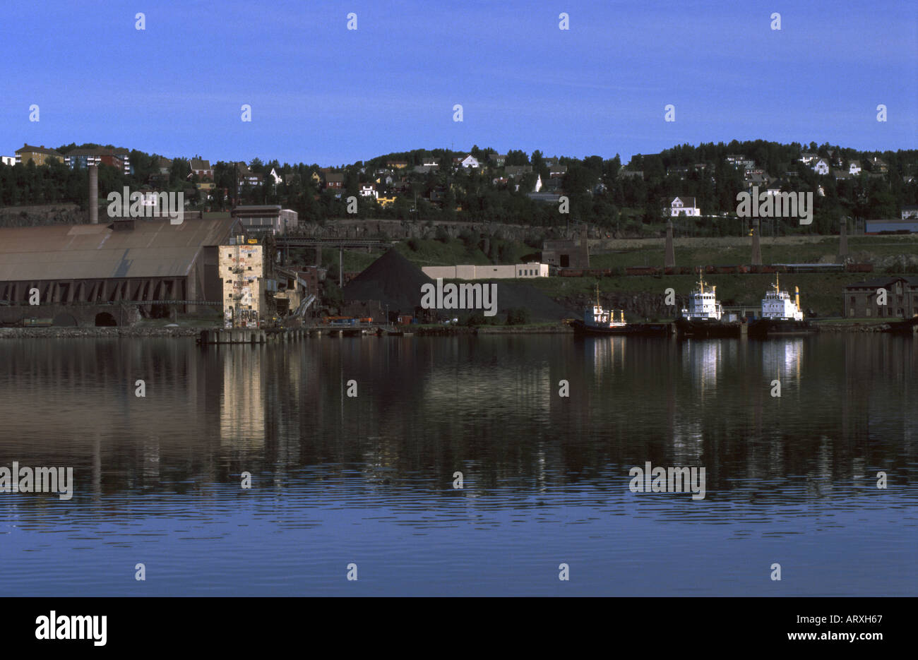 Narvik harbour Norway Stock Photo - Alamy