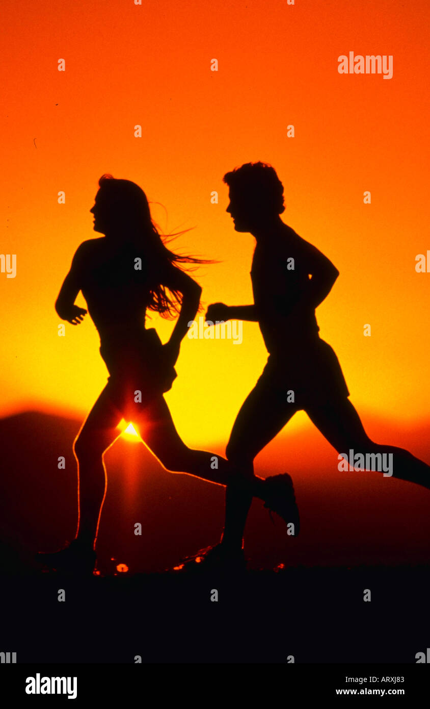 Teenager running couple hi-res stock photography and images - Alamy