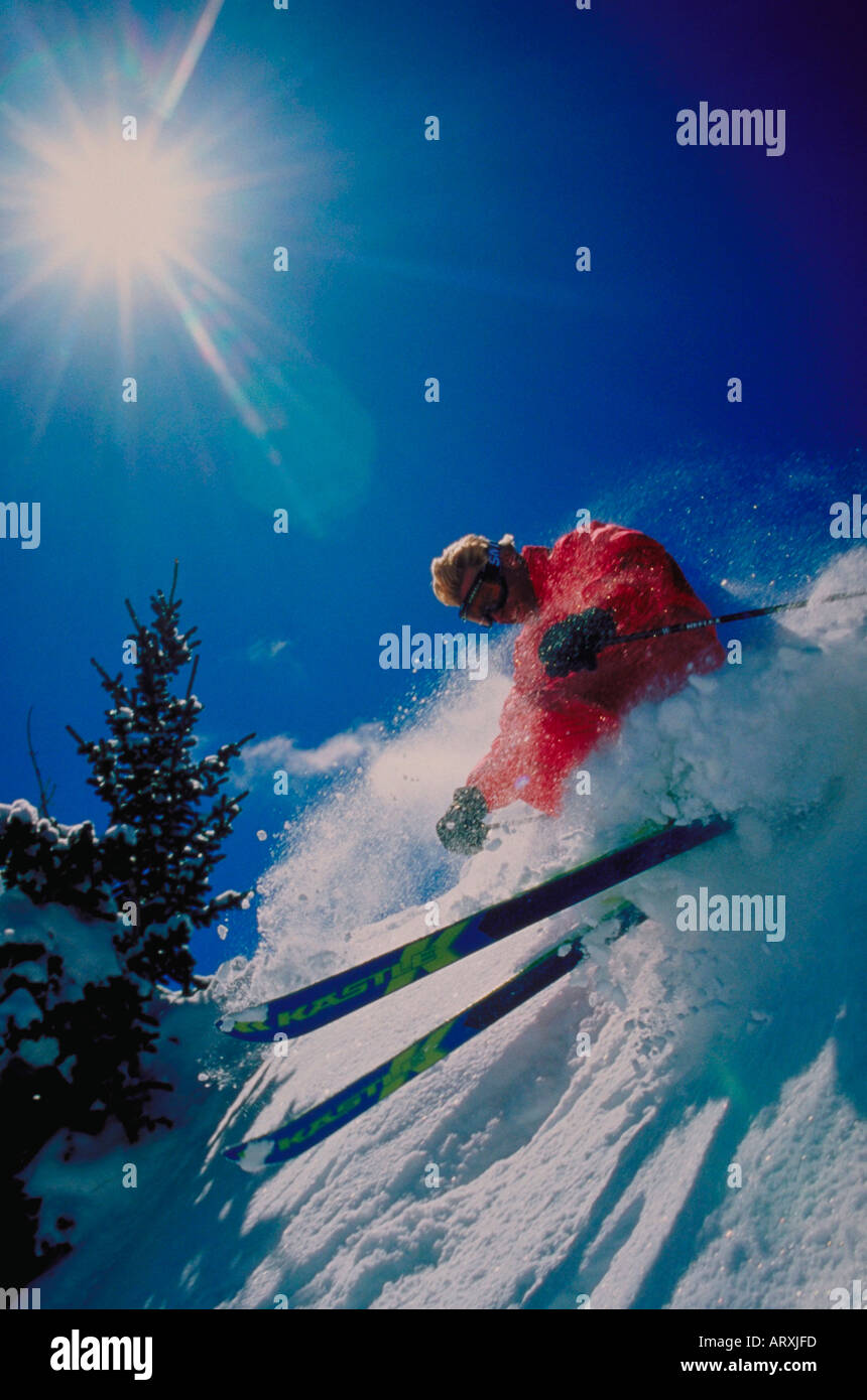 Skier man blond hi-res stock photography and images - Alamy