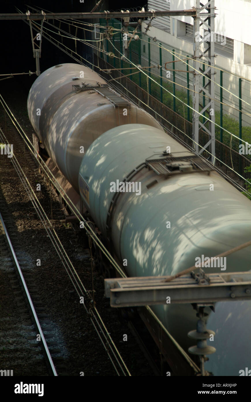 transportation transport petrol oil explosive train track railway ...