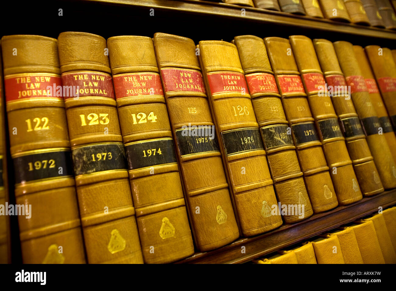 Law books in the library of the Middle Temple in the Inns of Court in ...